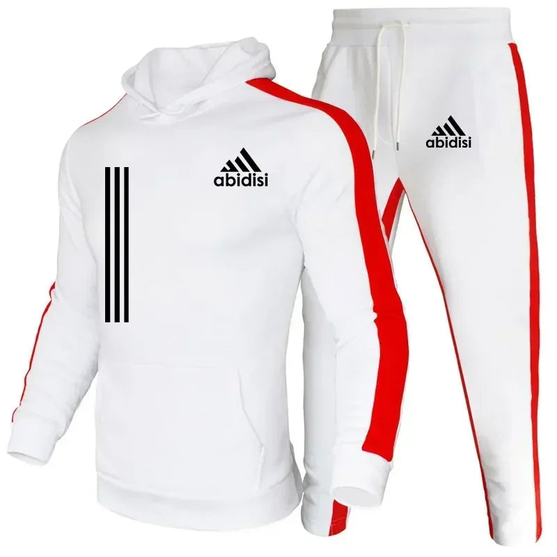 2 Piece Mens Track Suits 2024 Autumn Winter Jogging Sports Suits Sets ...